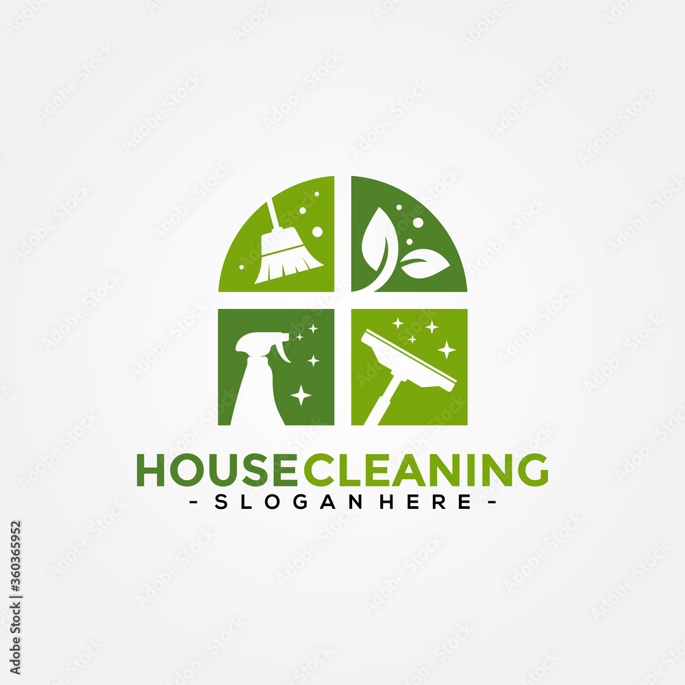 House Cleaning Logo Design