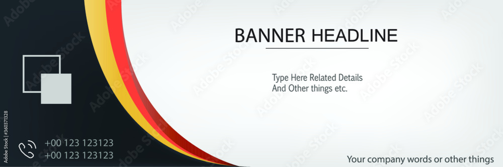 Abstract Web, Facebook banner design background or header Templates ...