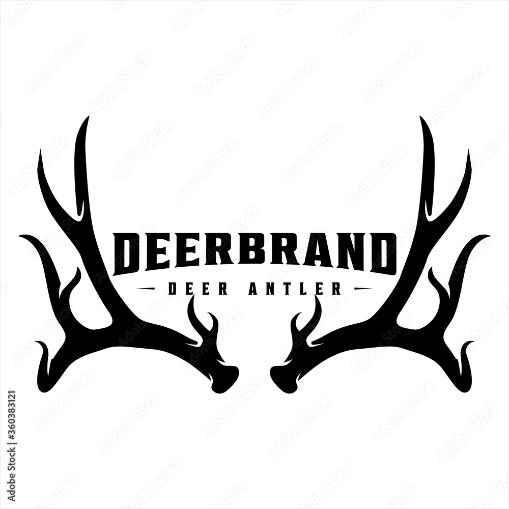 vintage deer brand logo icon and template Stock Vector | Adobe Stock