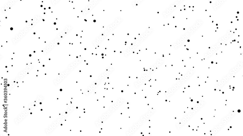 4k abstract digital data dots particles showing 5G big data ...
