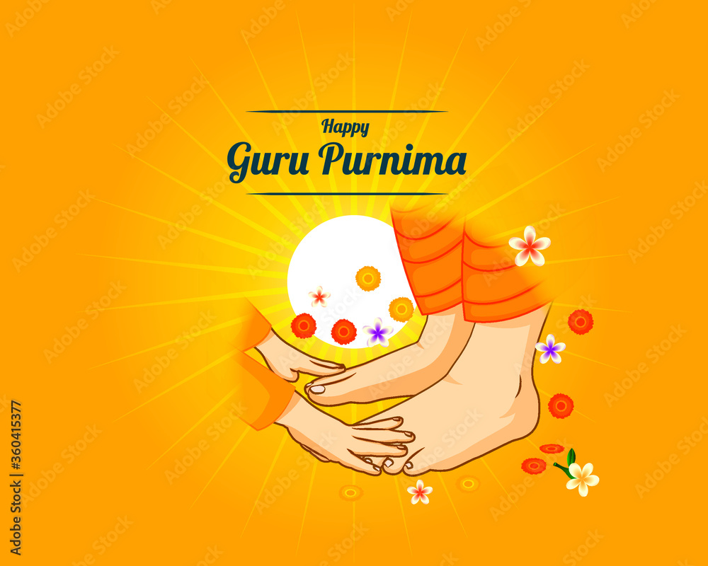 VECTOR ILLUSTRATION FOR INDIAN FESTIVAL GURU PURNIMA WRITTEN TEXT MEANS ...