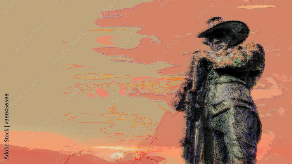 Illustrazione Stock Anzac Day. Illustration of a Australian World War ...