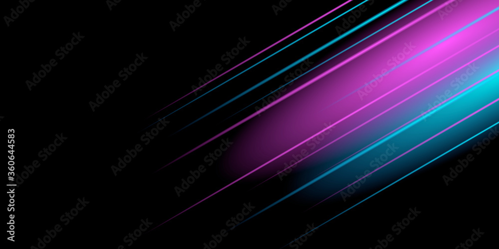 Light e-sport race game presentation background with 3D glow light ...