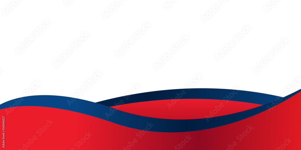 Red gradient blue box rectangle abstract background vector presentation ...