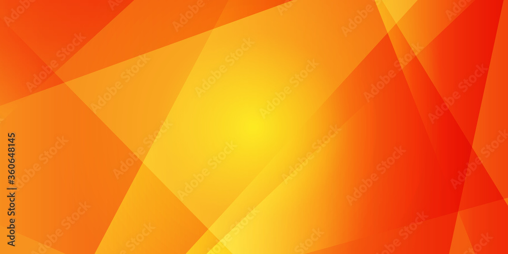 Abstract Yellow and orange warm tone background with simply curve ...