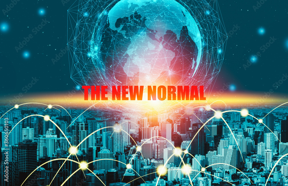 New normal concept effected by COVID 19 coronavirus that changes our ...