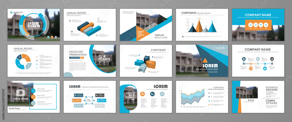 Presentation slide layout Stock Vector | Adobe Stock