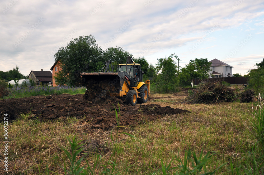 heavy machine, dirty, power, load, vehicle, platform, foundation, boom ...