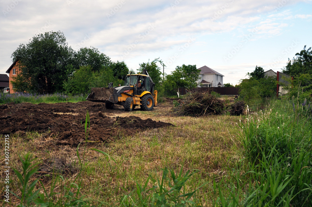 heavy machine, dirty, power, load, vehicle, platform, foundation, boom ...