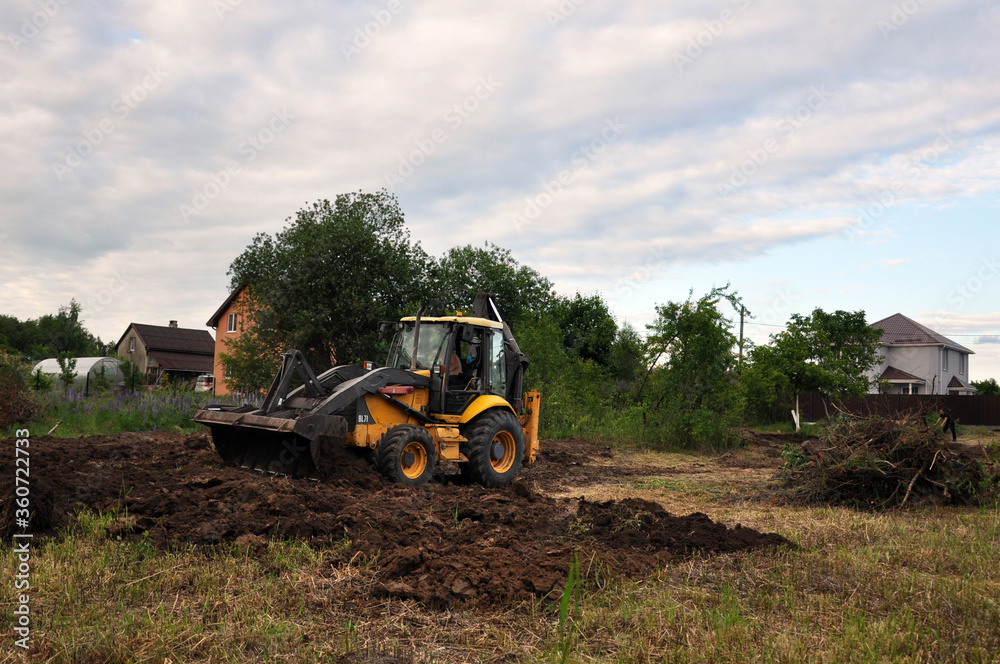 heavy machine, dirty, power, load, vehicle, platform, foundation, boom ...