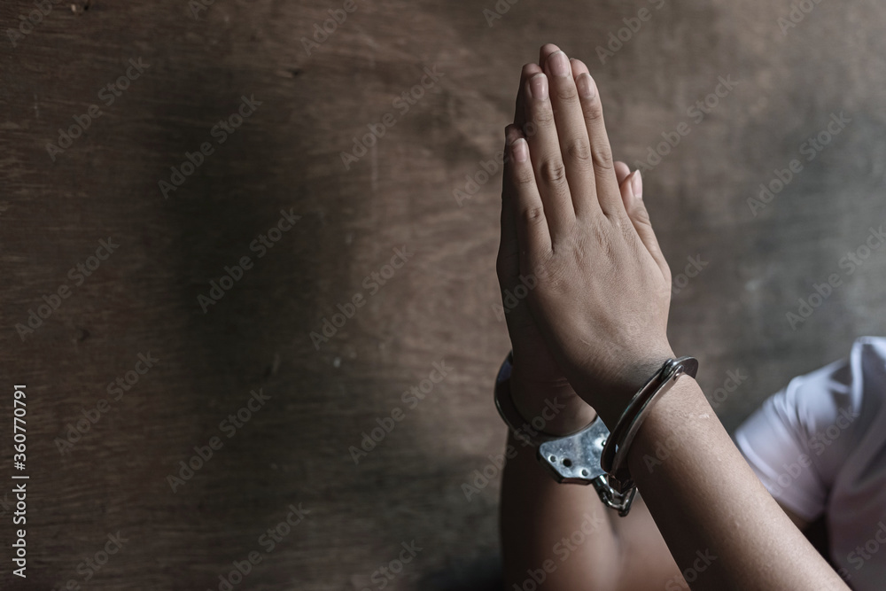 trafficking concept, child was a victim of human trafficking, human ...