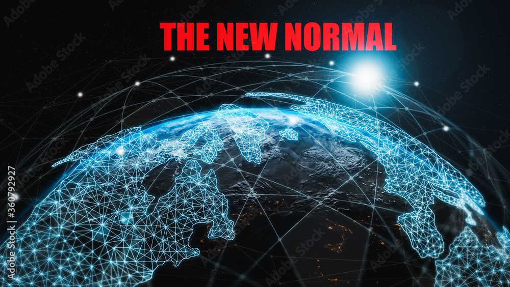 New normal concept effected by COVID 19 coronavirus that changes our ...