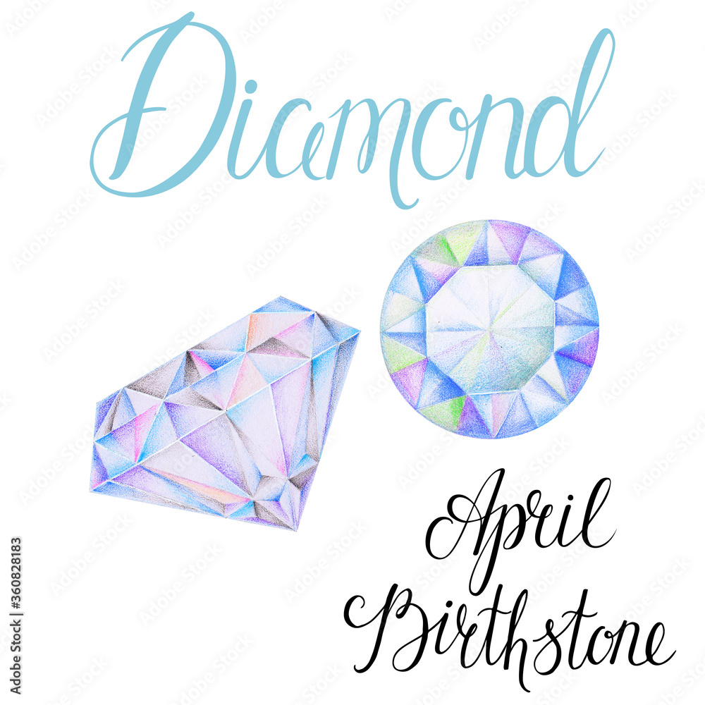Birthstones April Diamond
