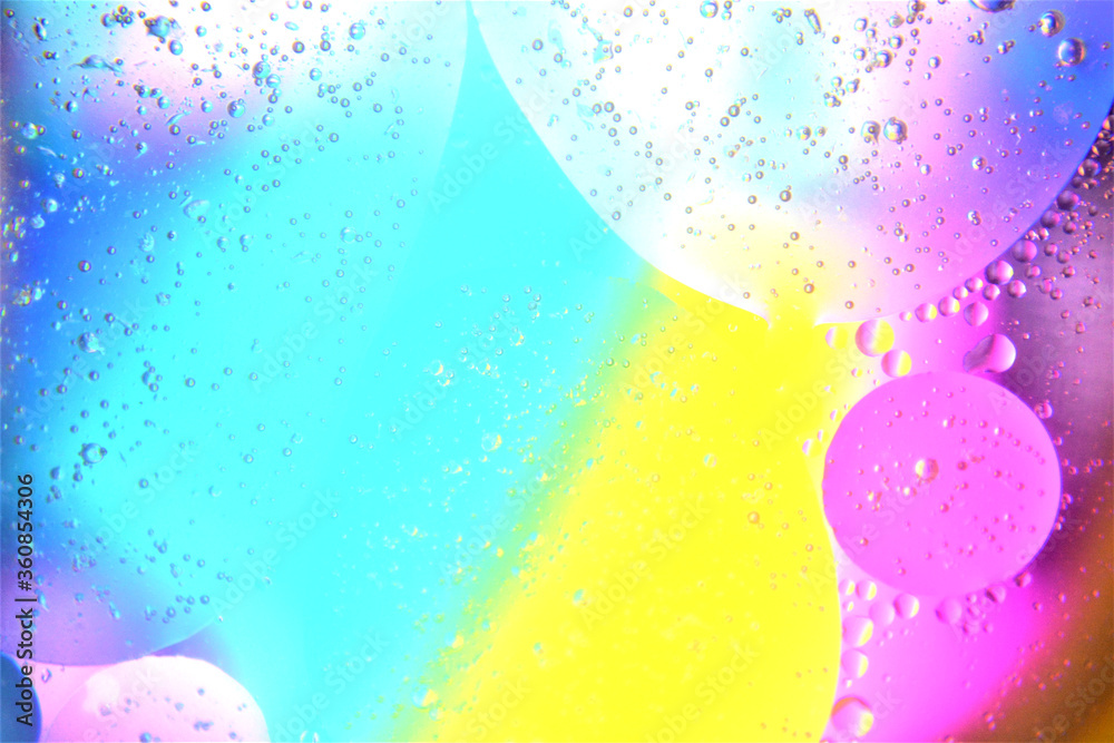sfondi colorati di gocce e bolle di acqua Stock Photo | Adobe Stock