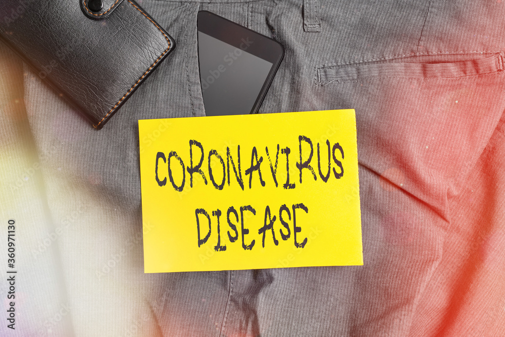 Word writing text Coronavirus Disease. Business photo showcasing ...