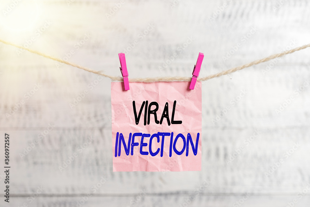 Conceptual hand writing showing Viral Infection. Concept meaning ...