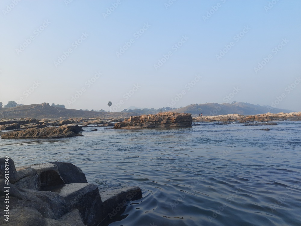 Barakar river karamdaha Ghat, border of Dhanbad Jamtara.This photo is ...