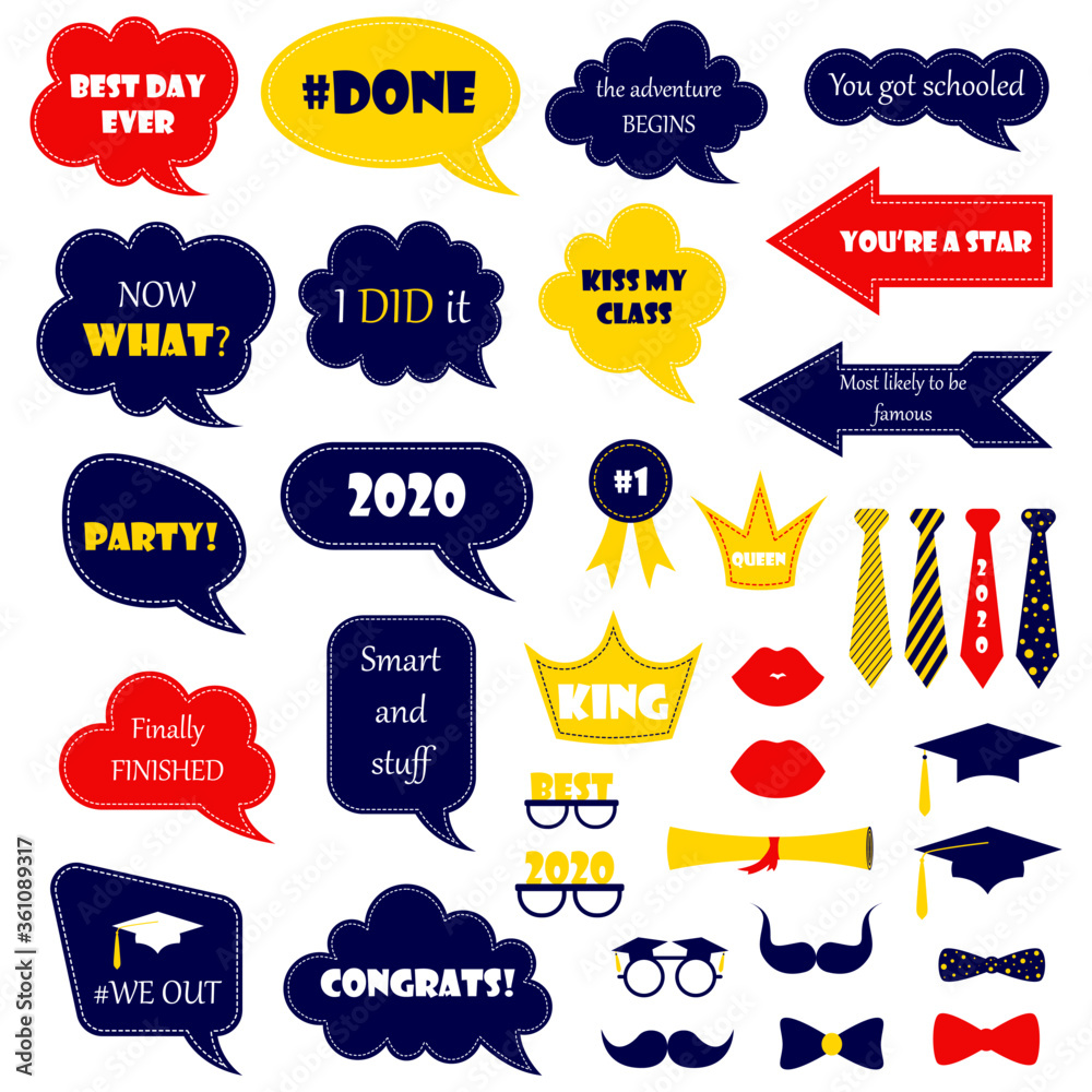 Prom. Invitation tags for the graduation party, graduation party. With ...