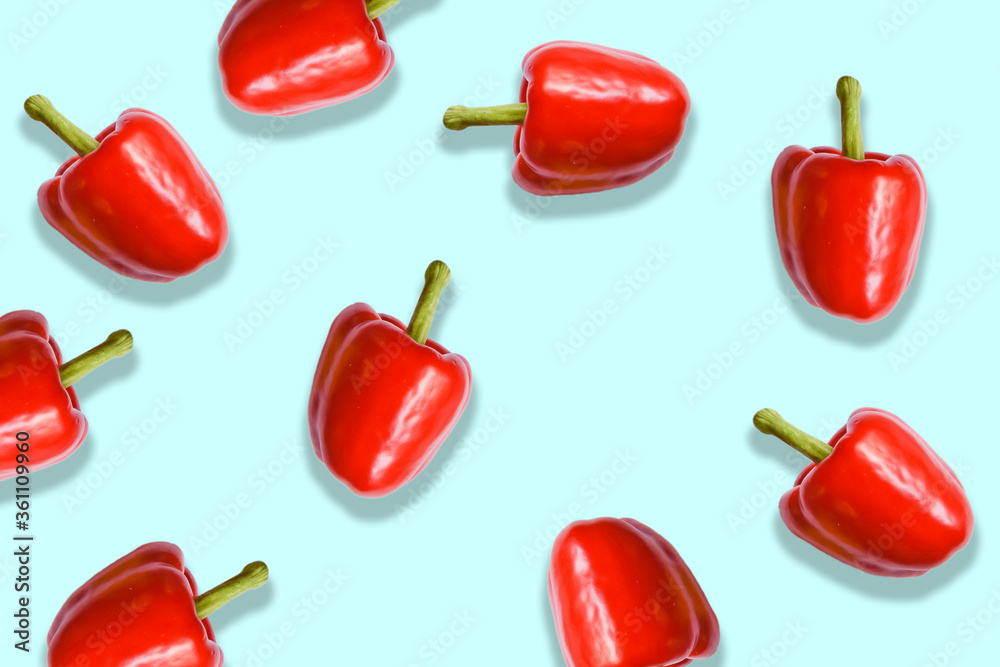 peperoni rossi sfondo Stock Photo | Adobe Stock