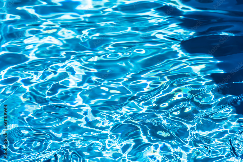 Repeating summer pattern of photographed, living water surfaces in a ...