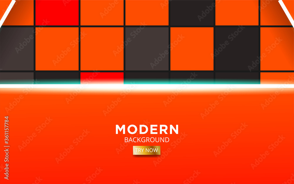 luxury premium orange abstract overlay layers background banner ...