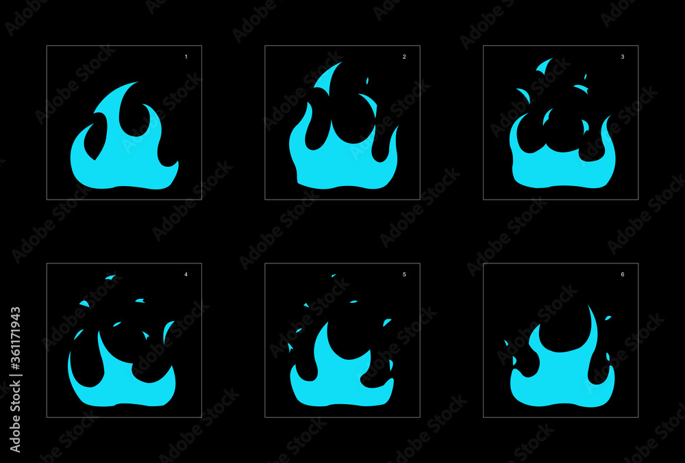 Water explosion effect. Explosion animation effect. Animation sprite ...