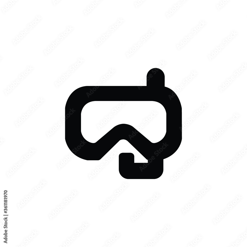 Snorkeling icon, Diving logo, Sea Life Symbol. Stock 벡터 | Adobe Stock