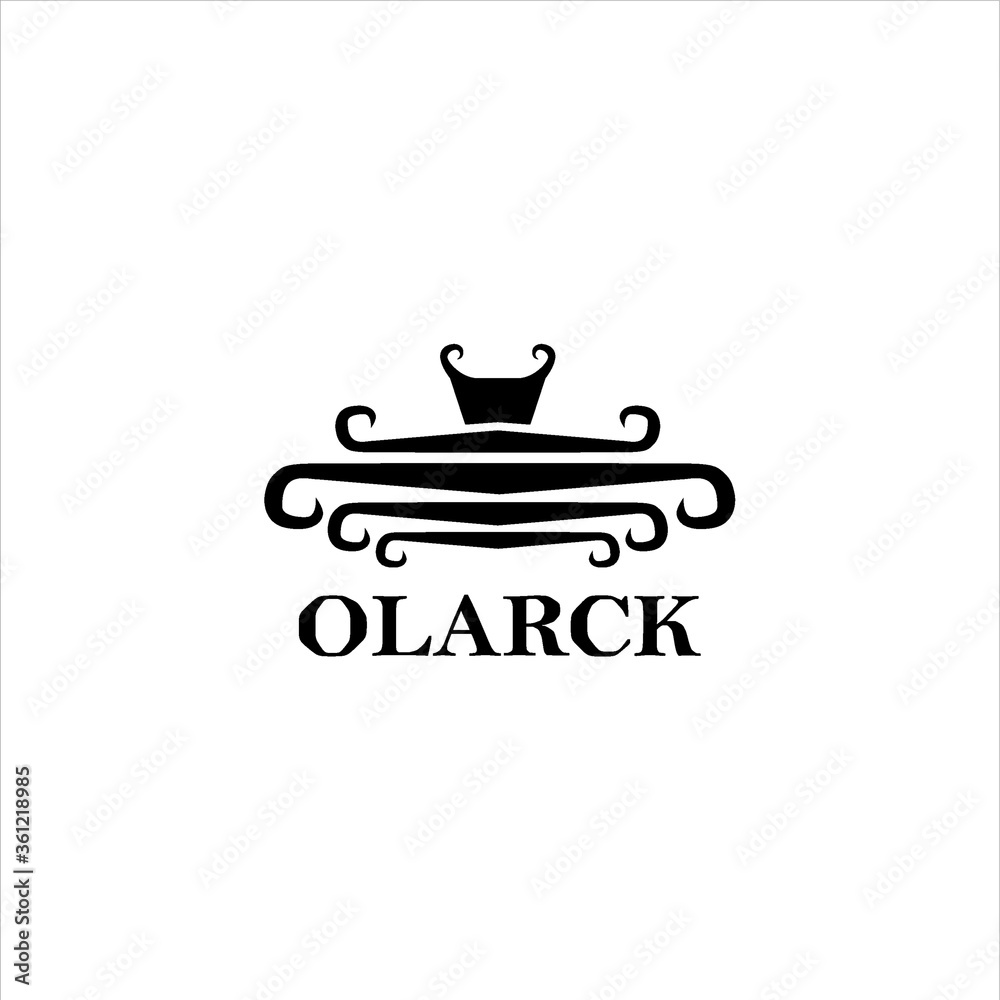 Royal, Olarck logo Vector Stock Vector | Adobe Stock