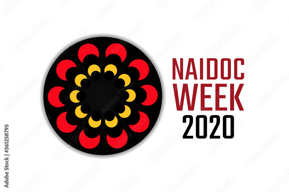Vecteur Stock Celebrating NAIDOC Week. Holiday concept. Template for ...