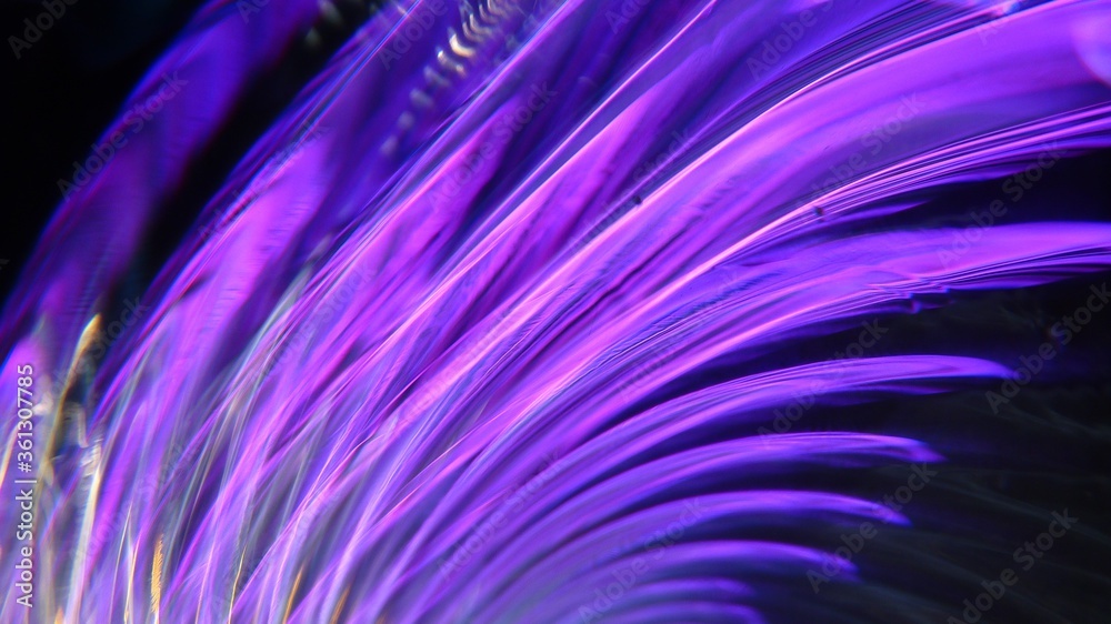 Horizontal shot of smooth purple light art - Visual inspiration Stock ...