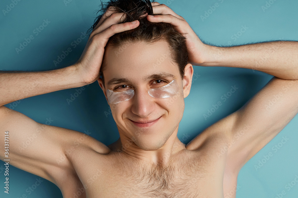 Busy men prefer minimalist, easy and quick facial treatments. A young ...