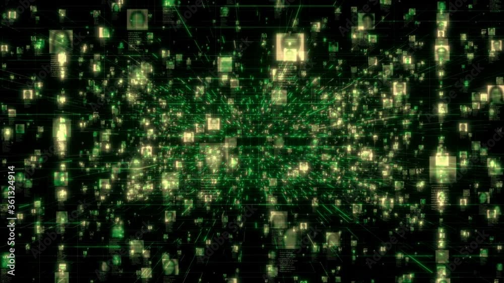 moving through the searching stream of unrecognizable people portraits ...