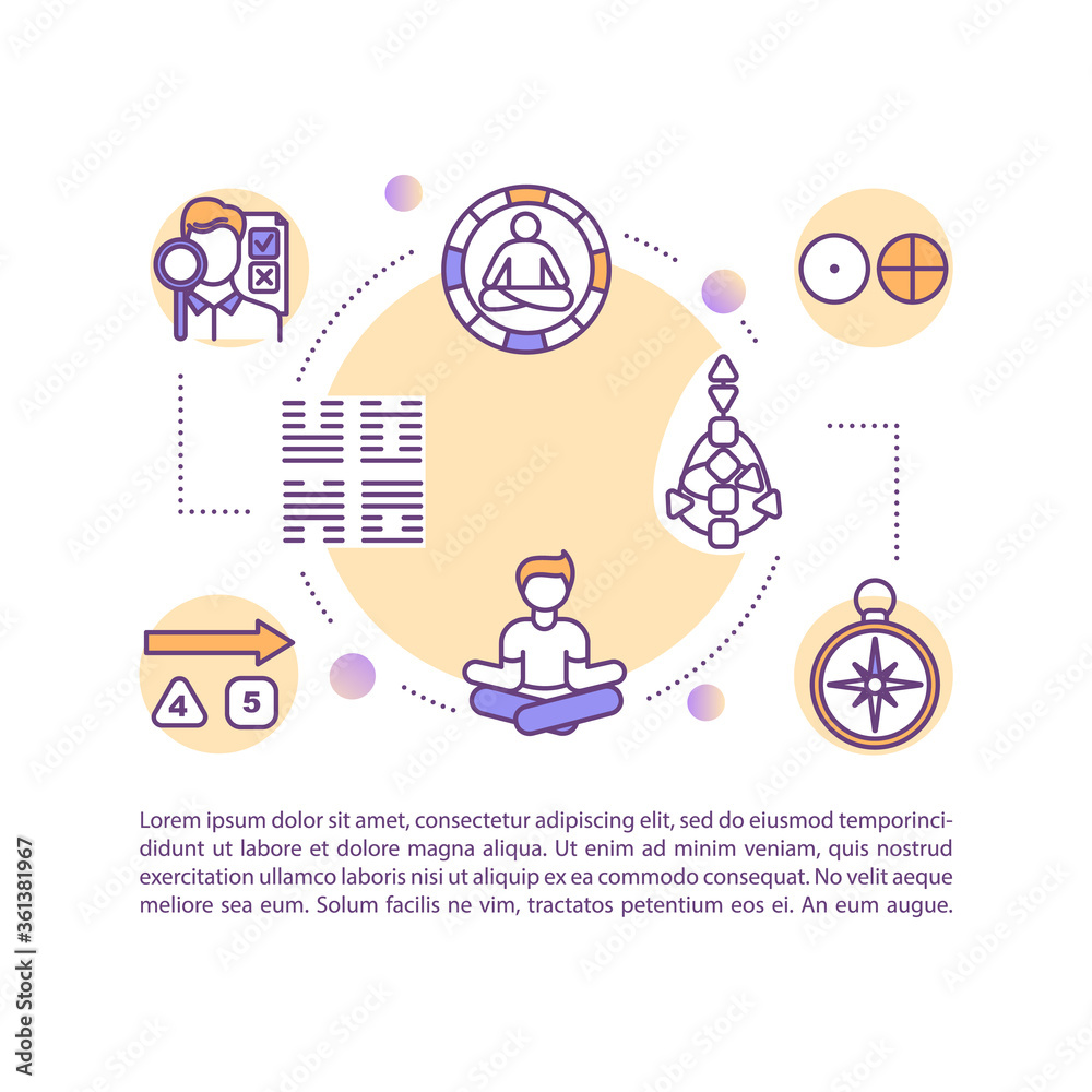 Sacred knowledge concept icon with text. Eastern spirituality ...