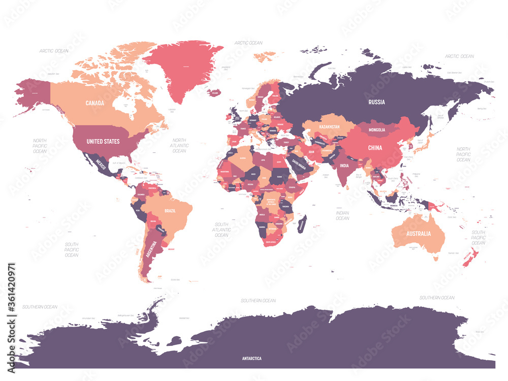World Map High Detailed Political Map Of World With Country Ocean And world-map-high-detailed-political-map-of-world-with-country-ocean-and