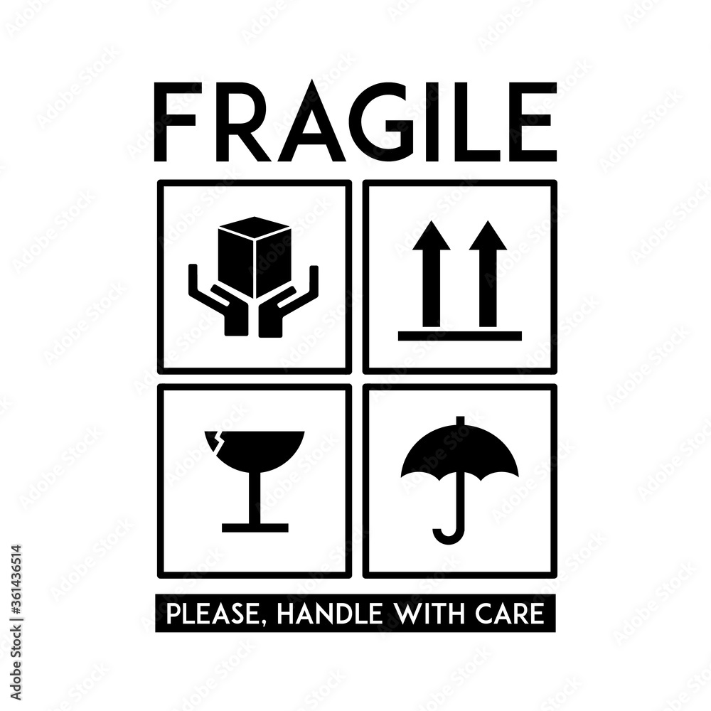 Fragile Label