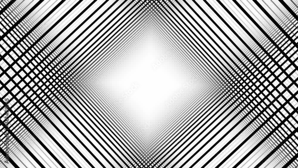 Abstract CGI motion background with expanding/collapsing concentric ...