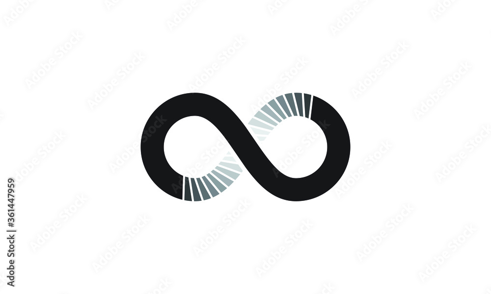 Infinity symbol icons vector illustration. Unlimited, limitless symbol ...