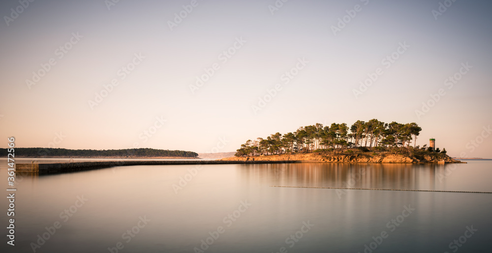 Seascape at the beach of banjol island rab in croatia Stock Photo ...