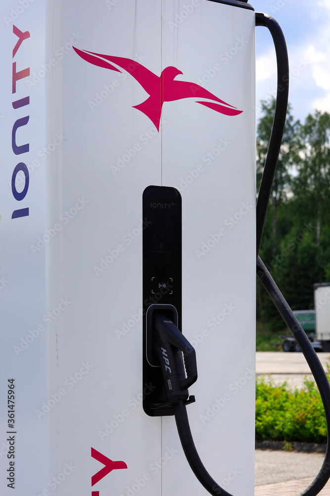 IONITY High-Power-Charging. Illustrative Editorial Content. Stock Photo ...