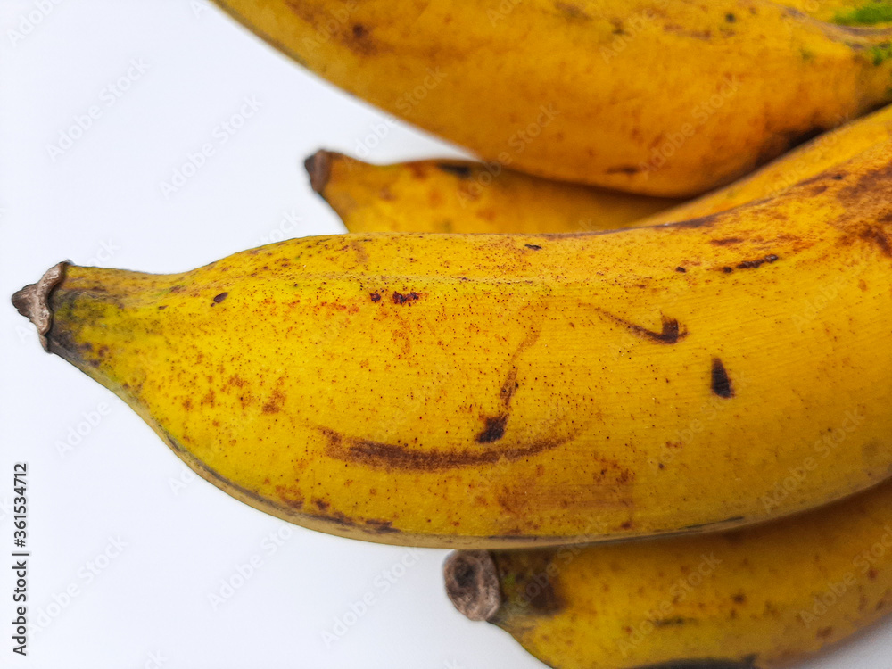 One comb of raja banana or pisang raja or Musa paradisiaca from AAB ...