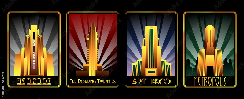 Art Deco Building Vector