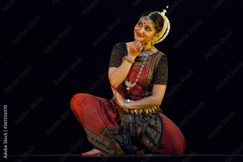 A highly talented odissi dancer Stock Photo | Adobe Stock