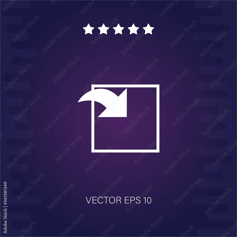 incoming vector icon Stock Vector | Adobe Stock