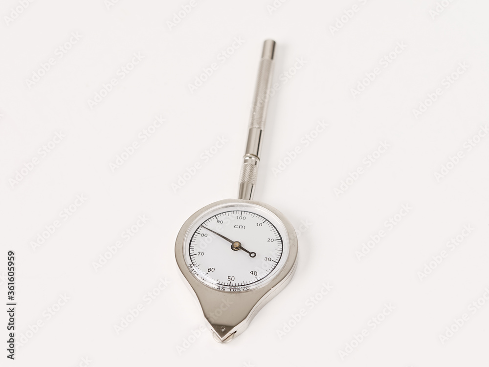 An opisometer, also called a curvimeter, meilograph, or map measurer ...