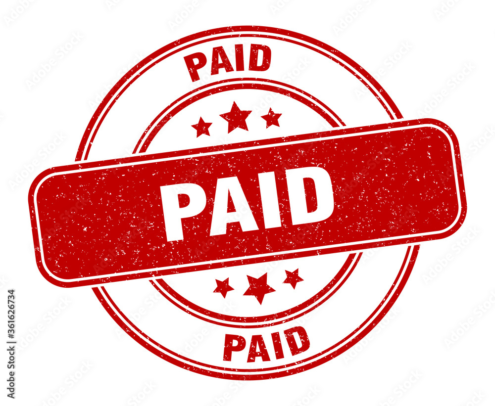 Paid Stamp Image Adobe