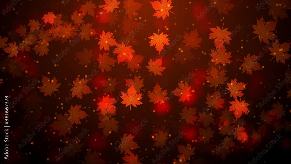 Artistic Texture Background Motion Autumn Leaves Flying In The Wind ...