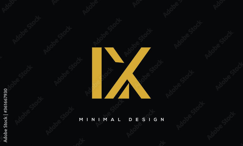 LX letter logo alphabet monogram icon symbol Stock Vector | Adobe Stock