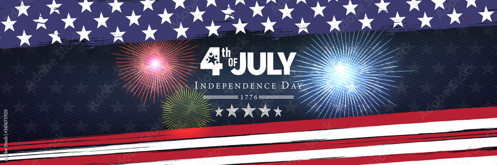 Patriotic background for fourth of july united states of america ...