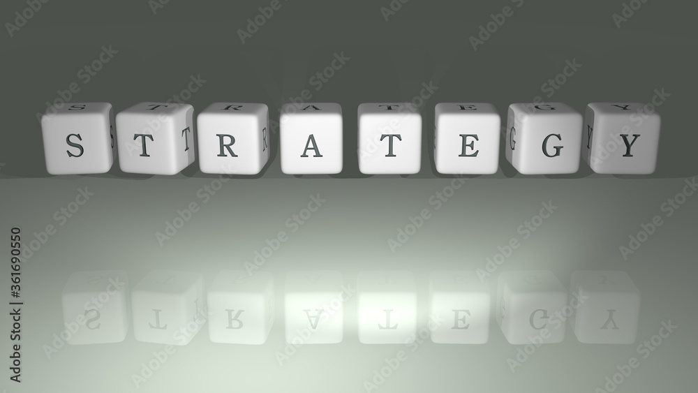 STRATEGY built by dice letters and color crossing for the related ...