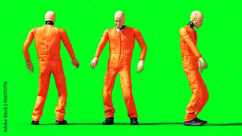 dummy animation. Test drive. Phisical motion blur. Realistic 4k ...